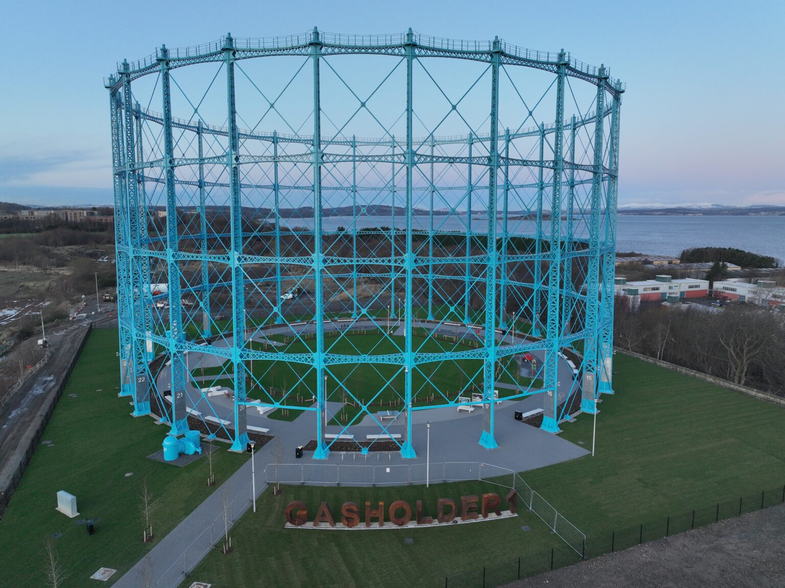 Granton Gasholder 1 Park - Granton Waterfront